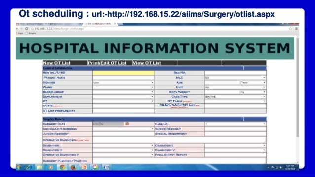 Ot scheduling module