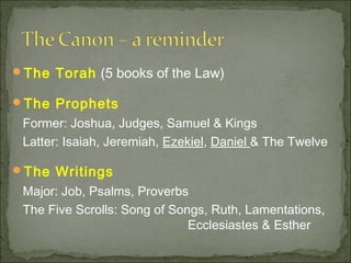 OT Session 8 Major Prophets (Part 2) | PPT