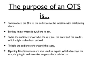Ots prese | PPT