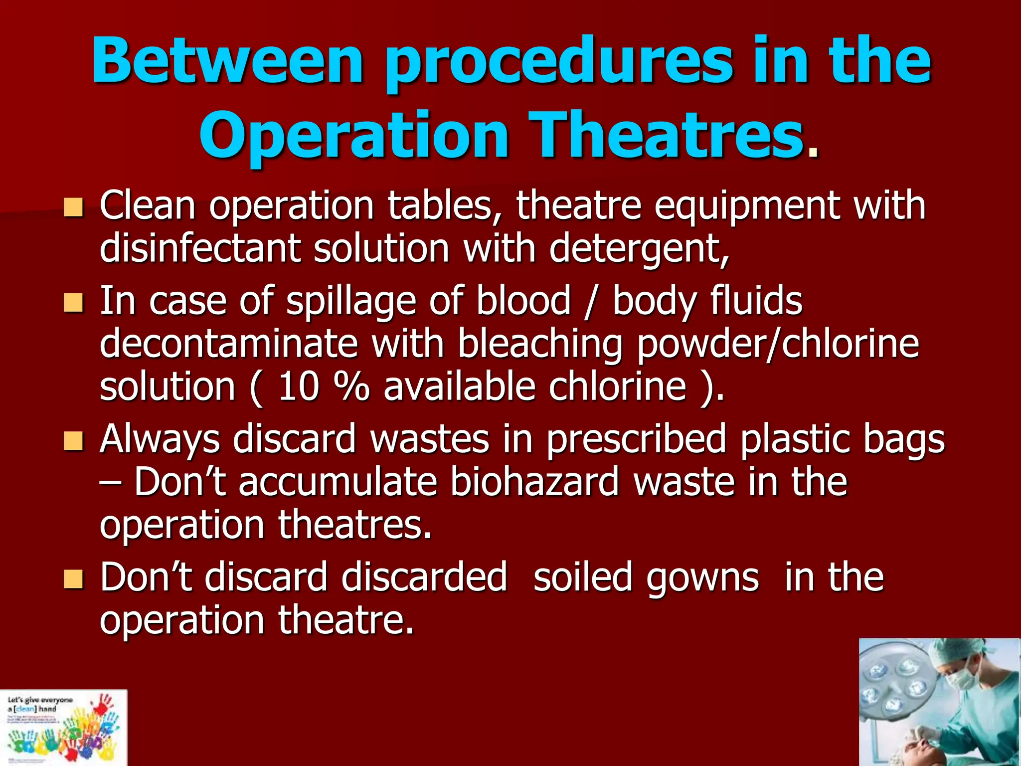 Operation theatre sterilization powerpoint | PPTX
