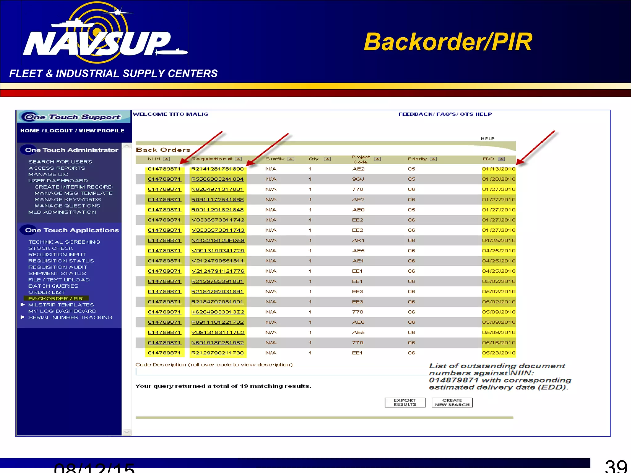 One-Touch Support Training | PPT