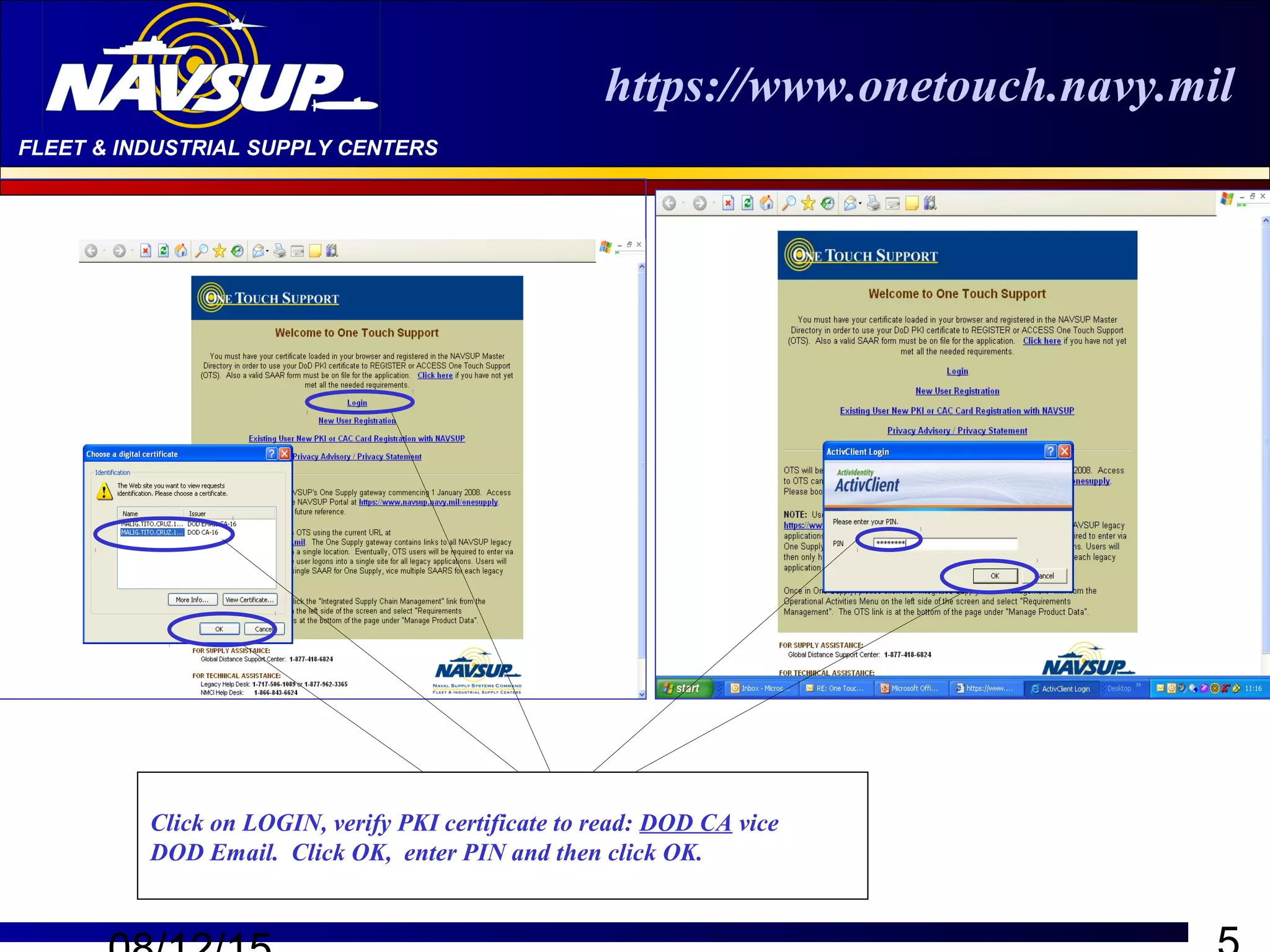 One-Touch Support Training | PPT
