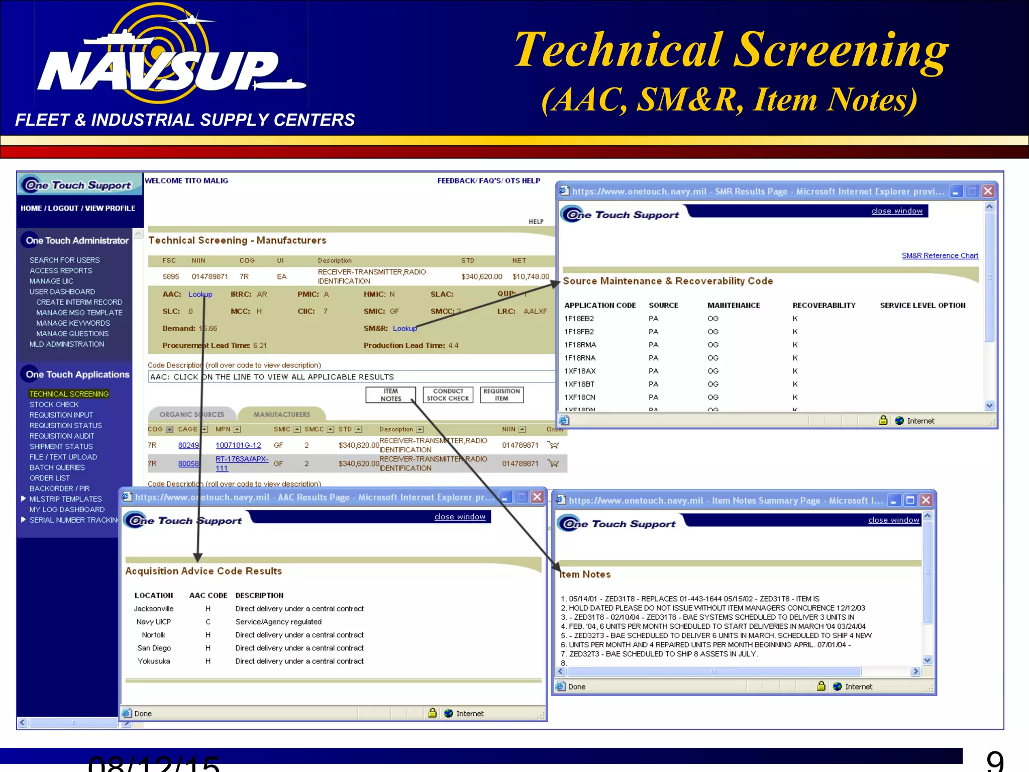 One-Touch Support Training | PPT