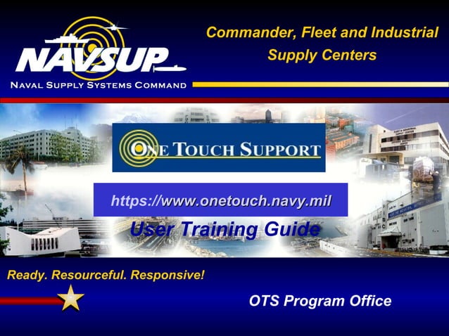 One-Touch Support Training | PPT