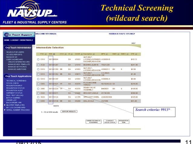 One-Touch Support Training | PPT