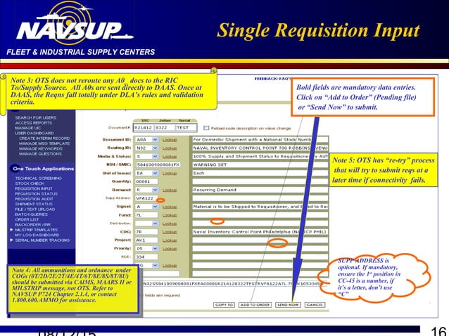 One-Touch Support Training | PPT