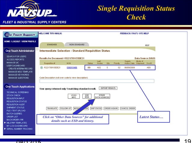 One-Touch Support Training | PPT