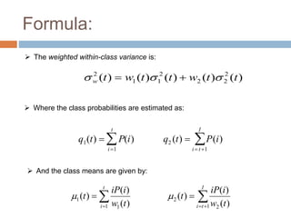 Otsu binarization | PPTX