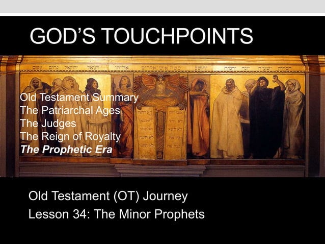 OT Journey - Major and Minor Prophets | PPTX