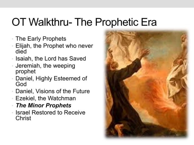 OT Journey - Major and Minor Prophets | PPTX