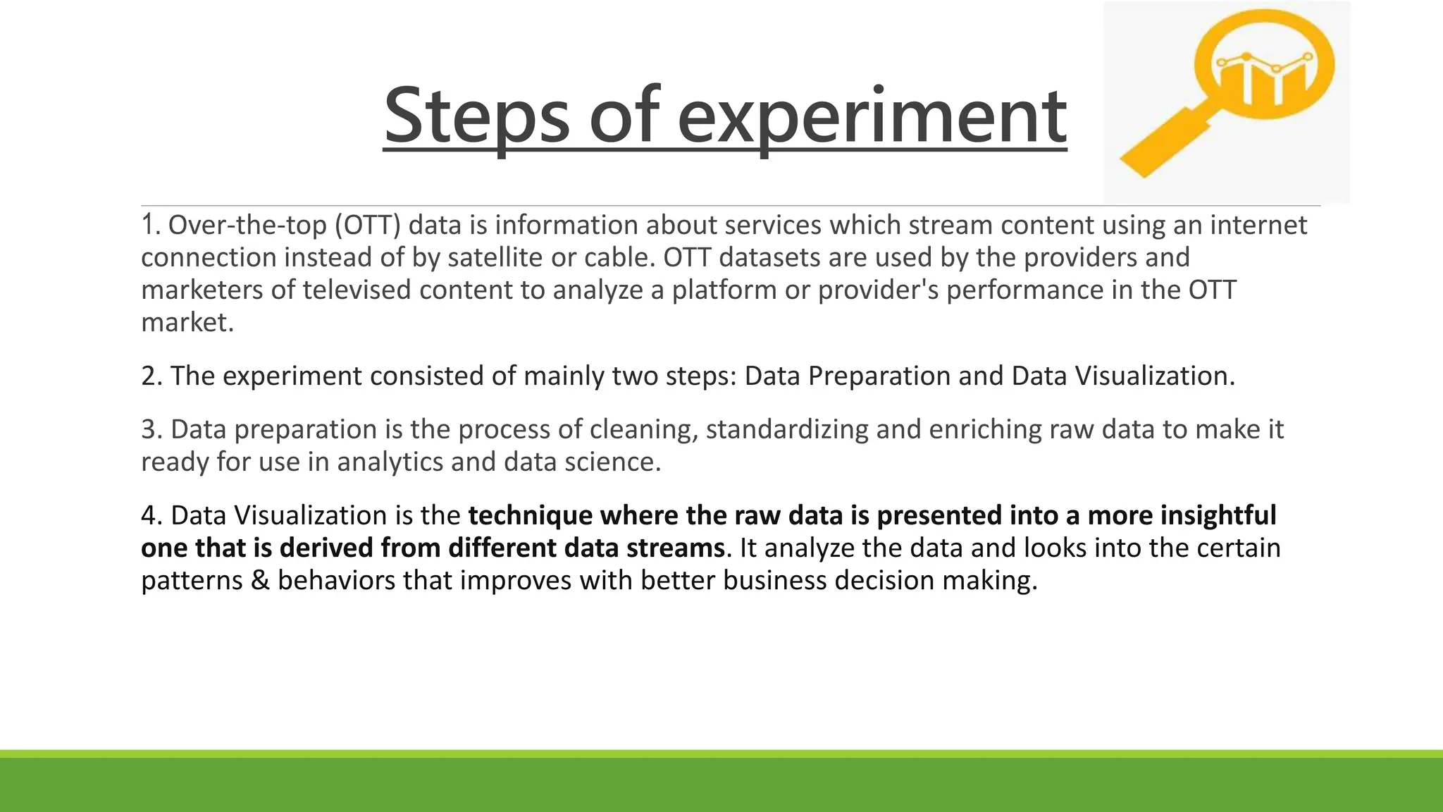 Technology used in Ott data analysis project | PPTX