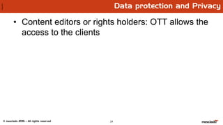 OTT Distribution (Over The Top) | PPT
