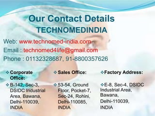 TECHNOMED Operation Theatre Table Catalog | PPTX