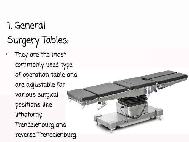 ot table pdf.pdf | Surgery | Medical Health