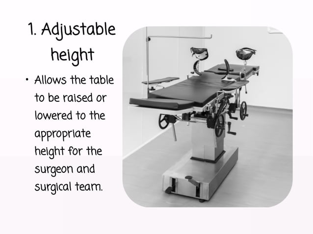 ot table pdf.pdf | Surgery | Medical Health
