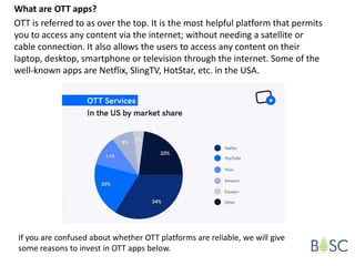 OTT App Development: Advantages, Functionality, Process and Cost | PPT