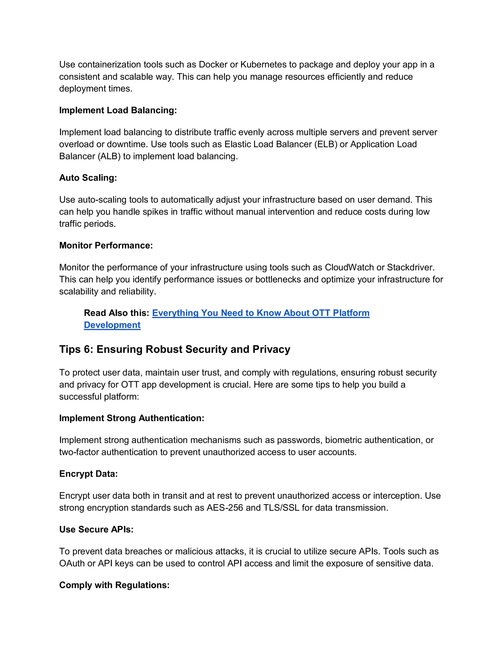 OTT App Development_ Tips for Building a Successful Platform. | PDF ...