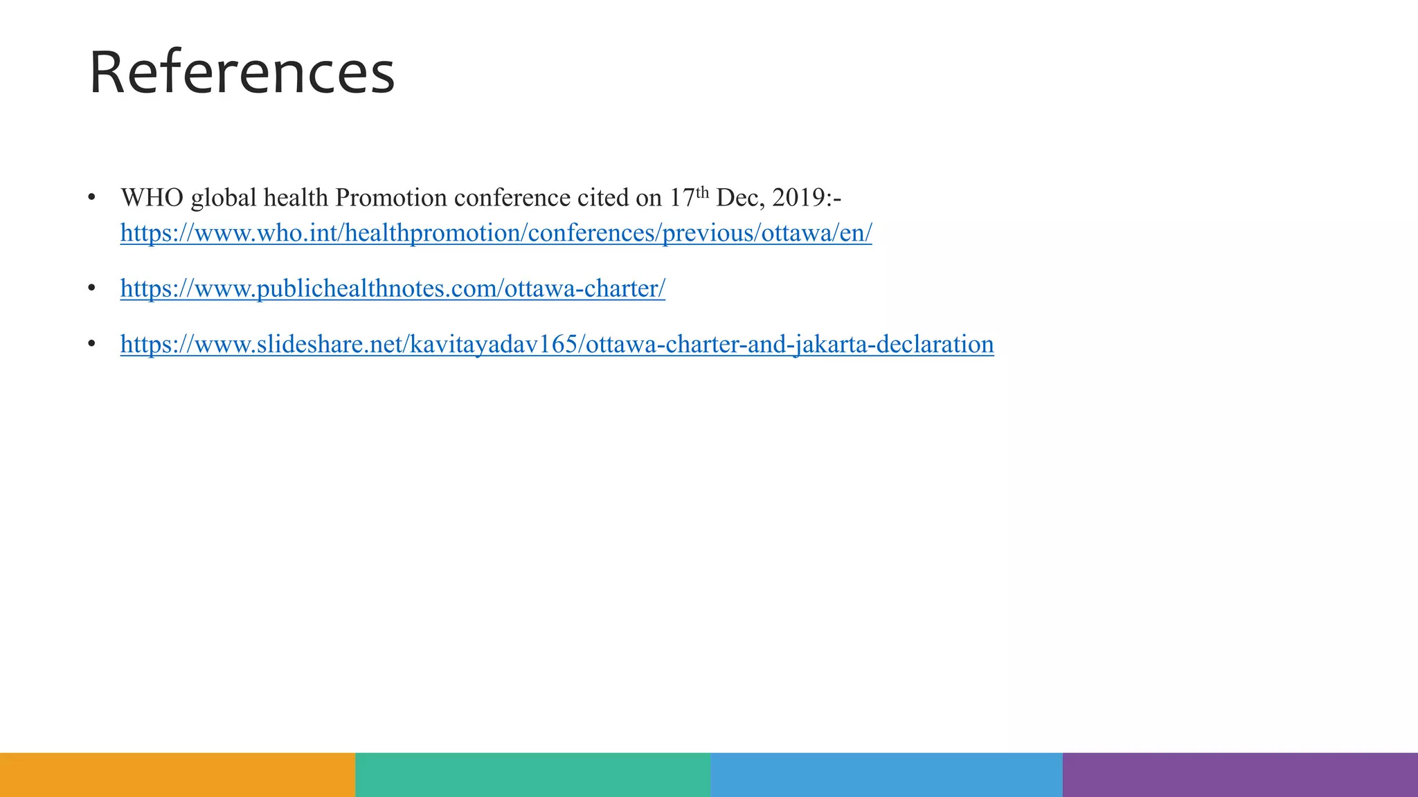 Ottawa charter | PPTX