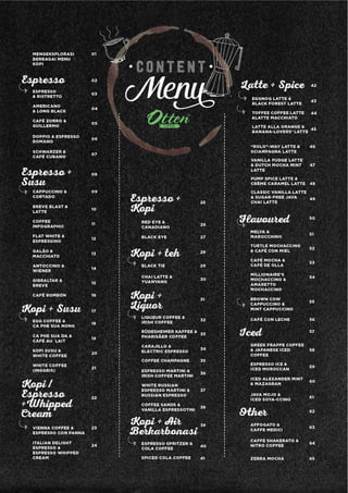 100 Menu Kopi andalan | PDF