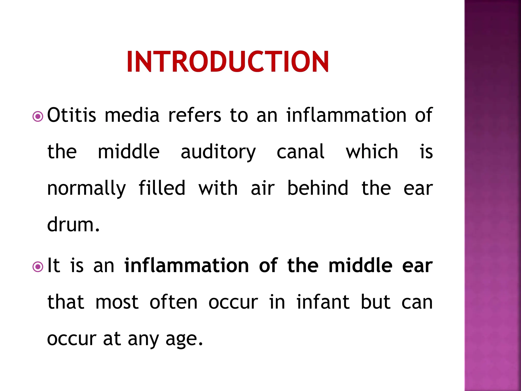 Ottis media n.pptx otitis media infection | PPTX