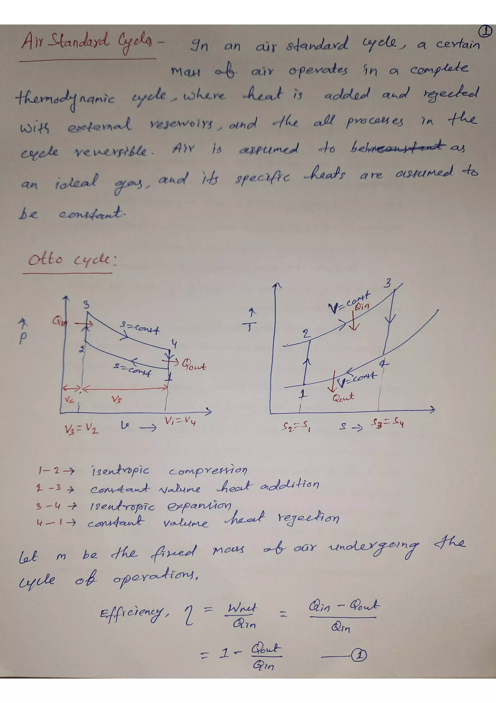 Otto cycle class notes | PDF