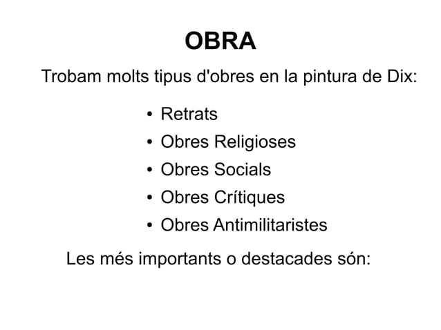Otto dix presentacion | ODP