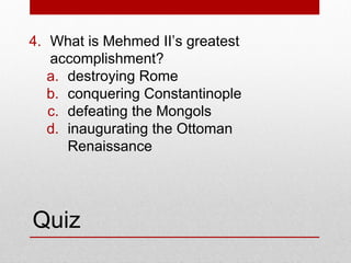 Ch.2/L1 - the Ottoman Empire | PPT