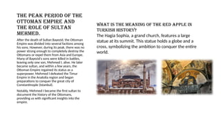 Ottoman history.pptx OTTOMAN EMPIRE ,LIFESTYLE,WARS ,ESTABLISHED | PPTX