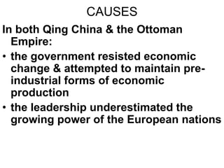 Ottoman & Qing (1750-1900s) | PPTX