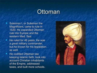 Ottoman, safavid, and mughal empires | PPT