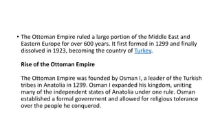 Ottomon empire | PPT