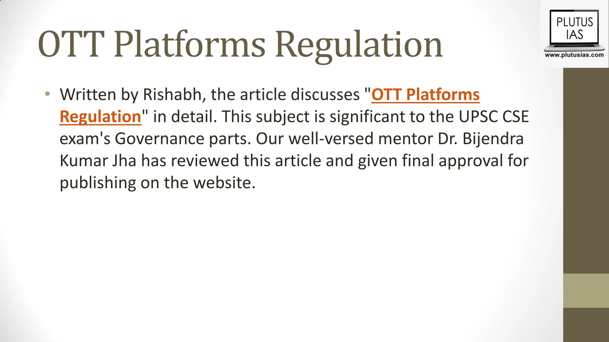 OTT Platforms Regulation.pdf