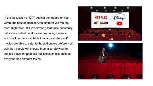 OTT vs Theatre.pptx | Home Entertainment Systems | Consumer Electronics