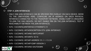 OTV Configuration | PPT