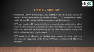 OTV(Overlay Transport Virtualization) | PPTX