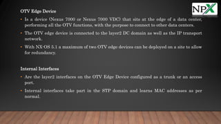 OTV(Overlay Transport Virtualization) | PPTX