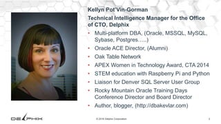 War of the Indices- SQL Server and Oracle | PPTX