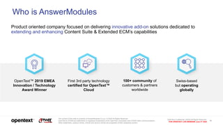 OpenText Webinar - Smart View Custom Menus & more | PPTX