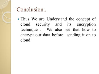 secued cloud | PPT