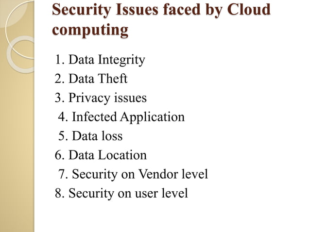 secued cloud | PPT | Free Download
