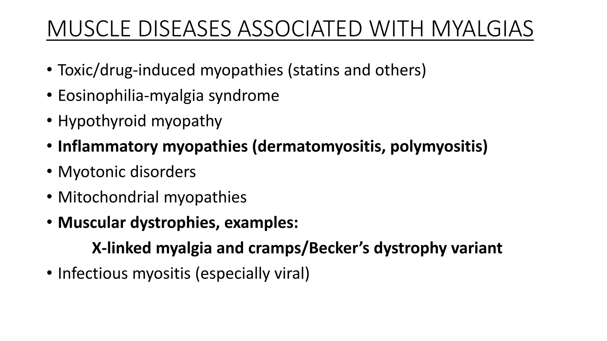 Approach to myopathy | PPTX