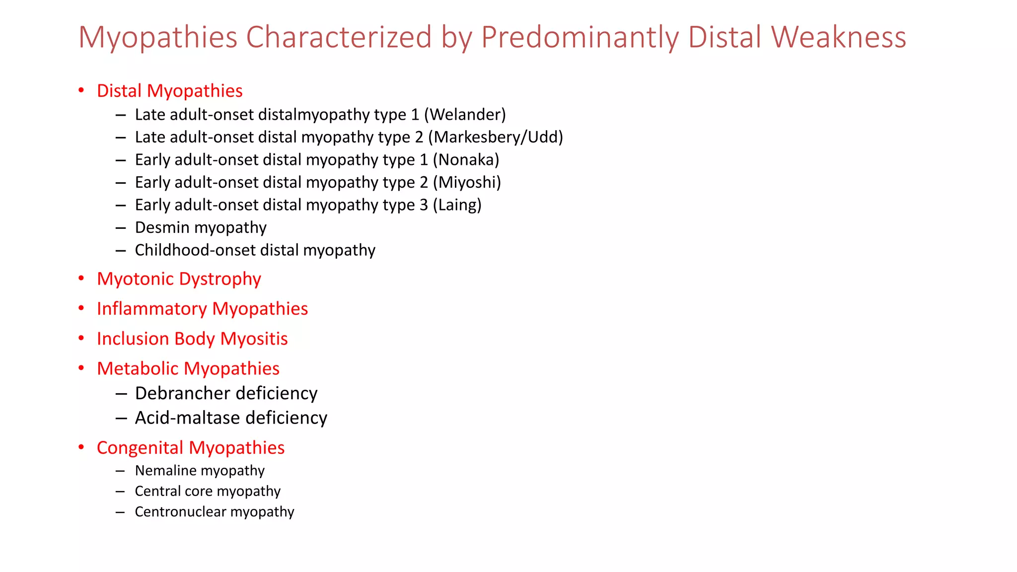Approach to myopathy | PPTX