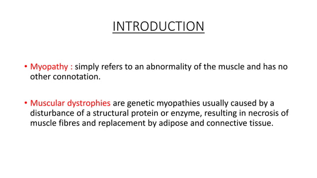 Approach to myopathy | PPTX | Physical Therapy | Wellness