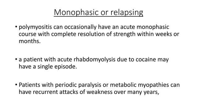 Approach to myopathy | PPTX | Physical Therapy | Wellness