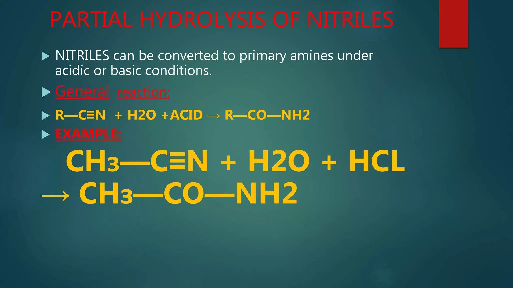 Amides and amines presentation. | PPTX
