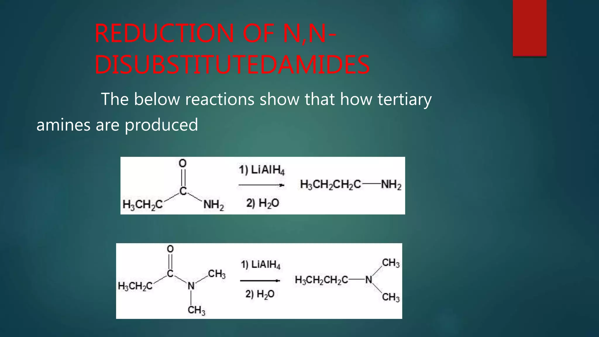 Amides and amines presentation. | PPTX | Chemistry | Science