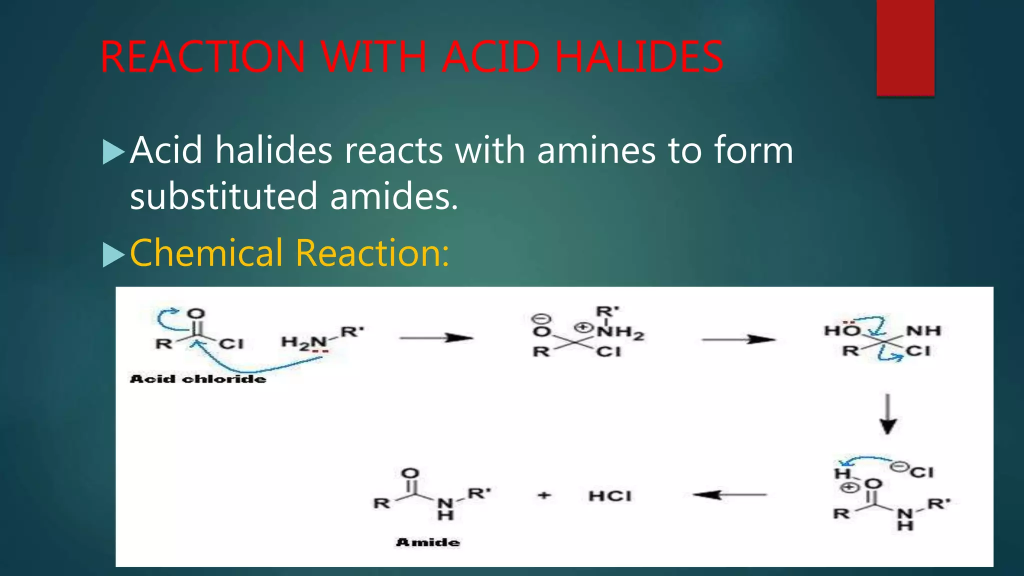 Amides and amines presentation. | PPTX | Chemistry | Science