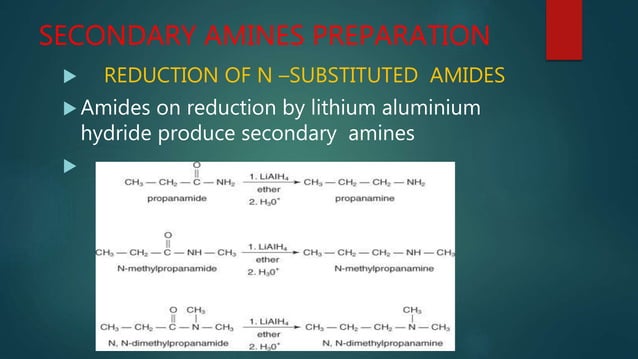 Amides and amines presentation. | PPTX | Chemistry | Science