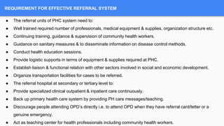 Community Health Nursing- referral-system | PPTX
