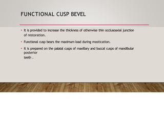Principle of tooth preparation prosthodontics | PPTX